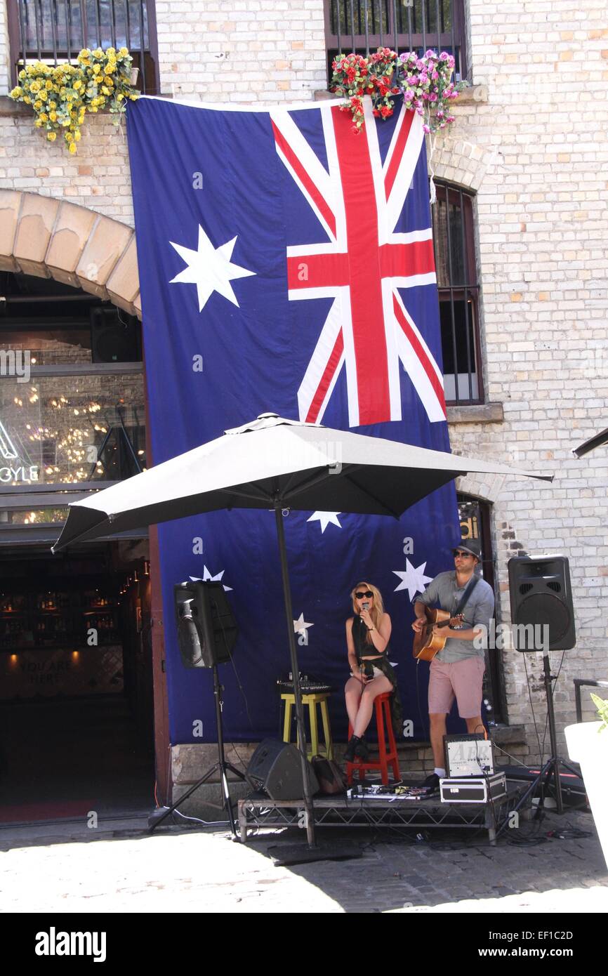 Australia day flag hi-res stock photography and images - Alamy