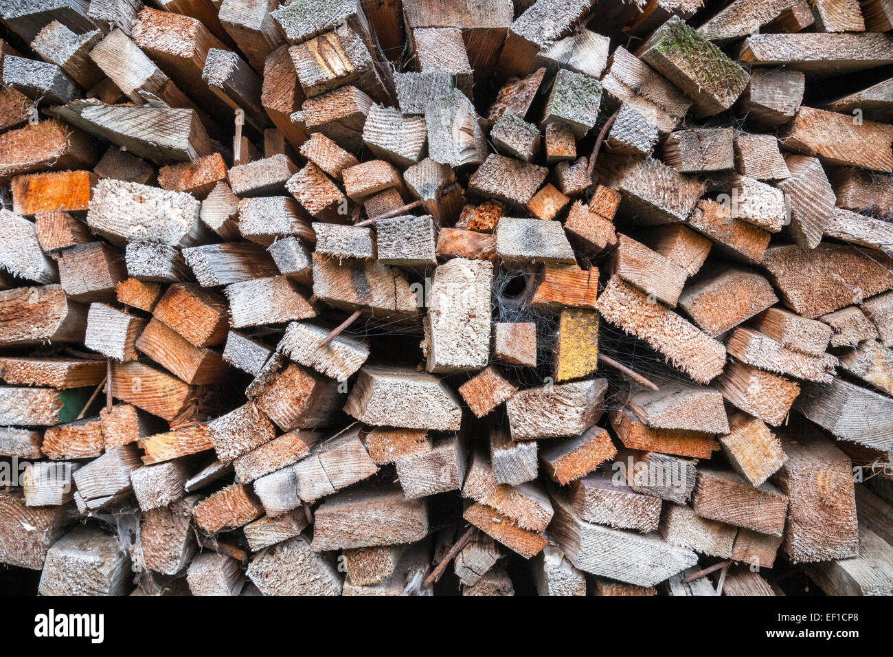 close up of a stack of timber with rusty nails Stock Photo - Alamy