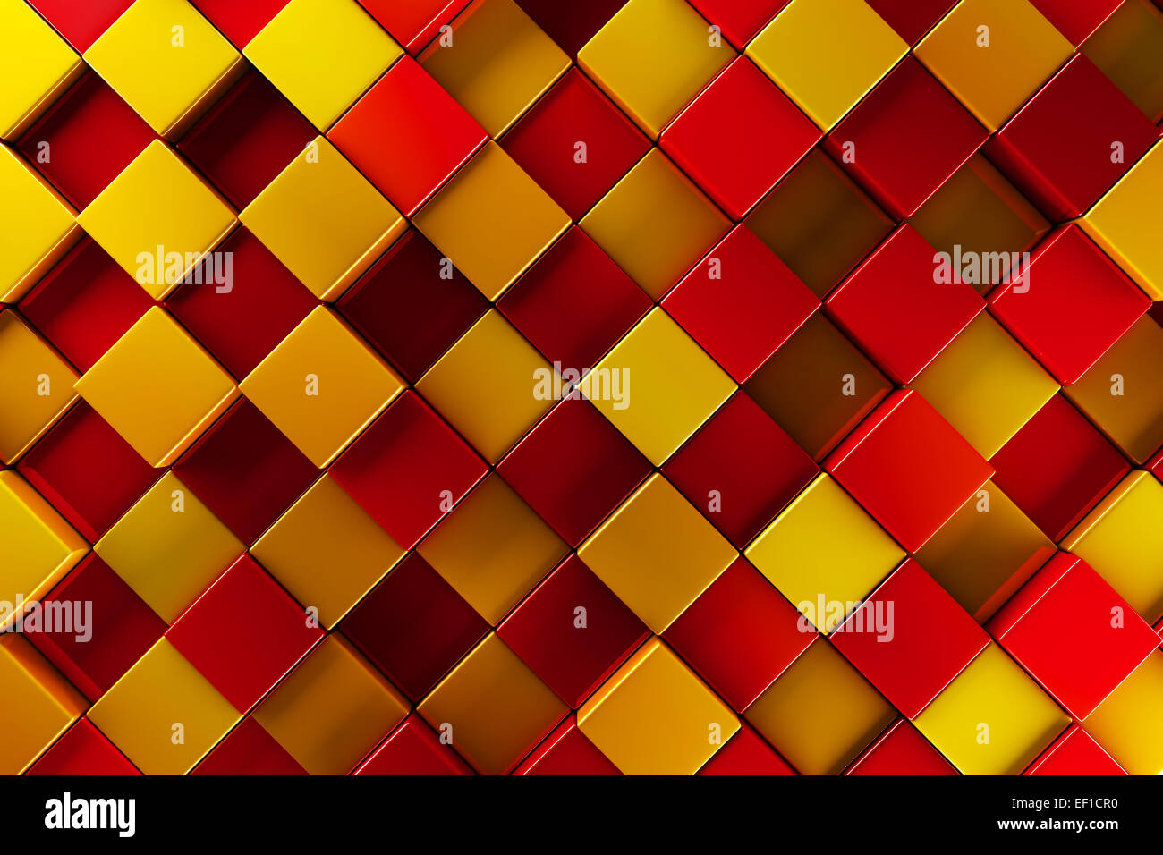 Red and gold blocks abstract background Stock Photo - Alamy