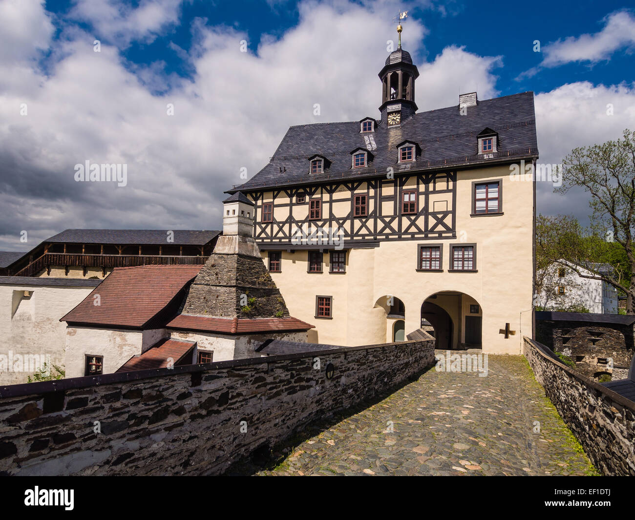 The Castle Burgk in Germany Stock Photo - Alamy