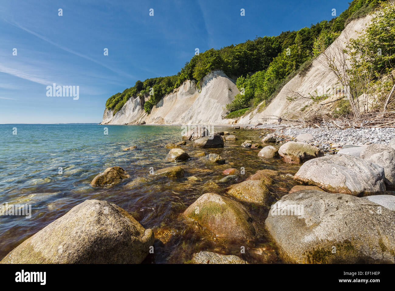 The Baltic Sea coast on Ruegen (Germany Stock Photo - Alamy