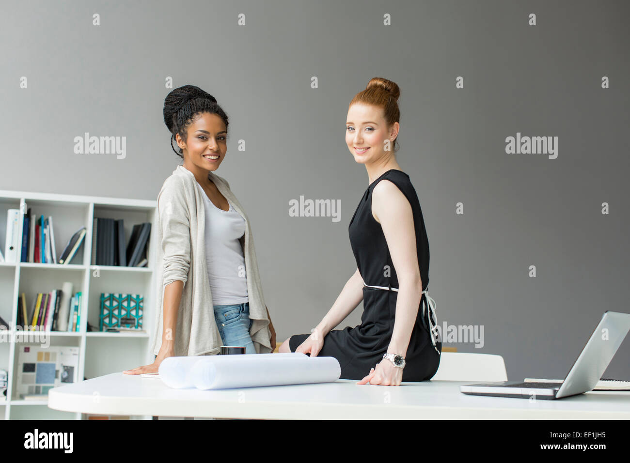 Business woman office worker enjoying hi-res stock photography and ...