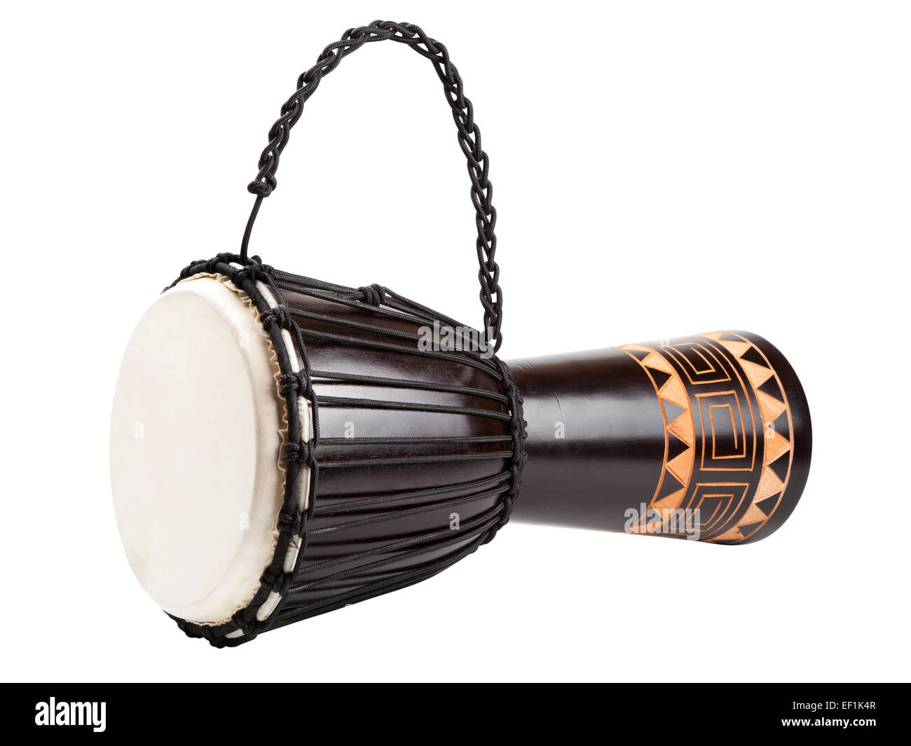 Djembe drum, isolated Stock Photo - Alamy