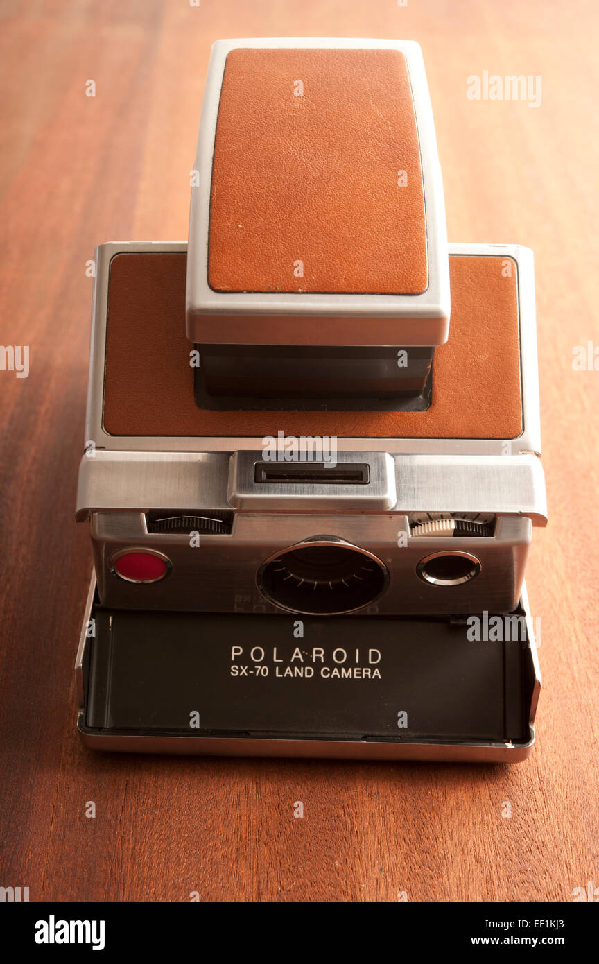 Polaroid camera Land SX-70 Stock Photo - Alamy