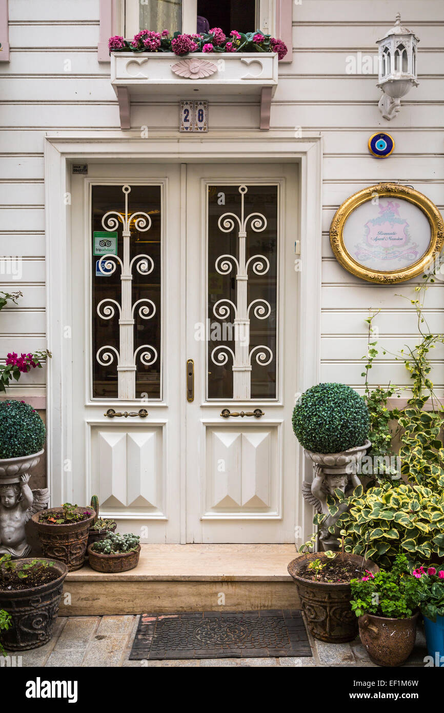 A boutique store front door in Sultanahmet, Istanbul, Turkey, Eurasia ...
