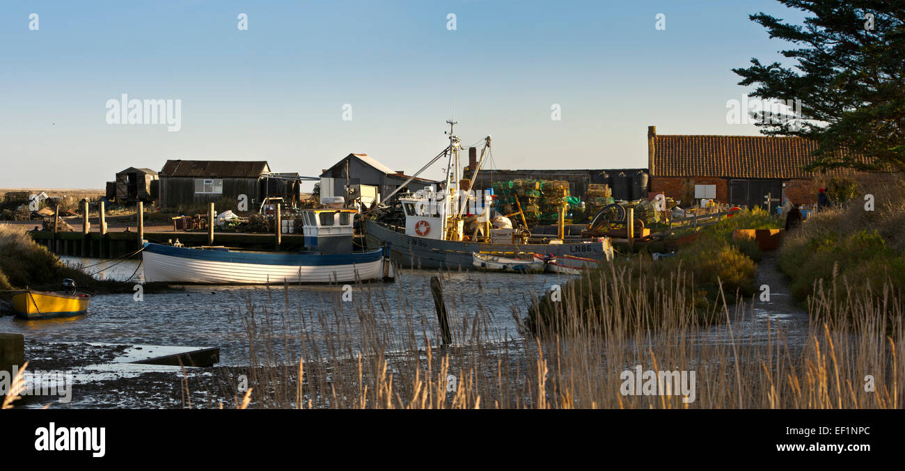 Brancaster staithe boats hi-res stock photography and images - Alamy