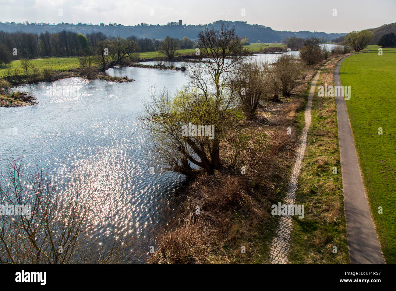 River Ruhr, Ruhr valley Bochum, Germany Stock Photo - Alamy