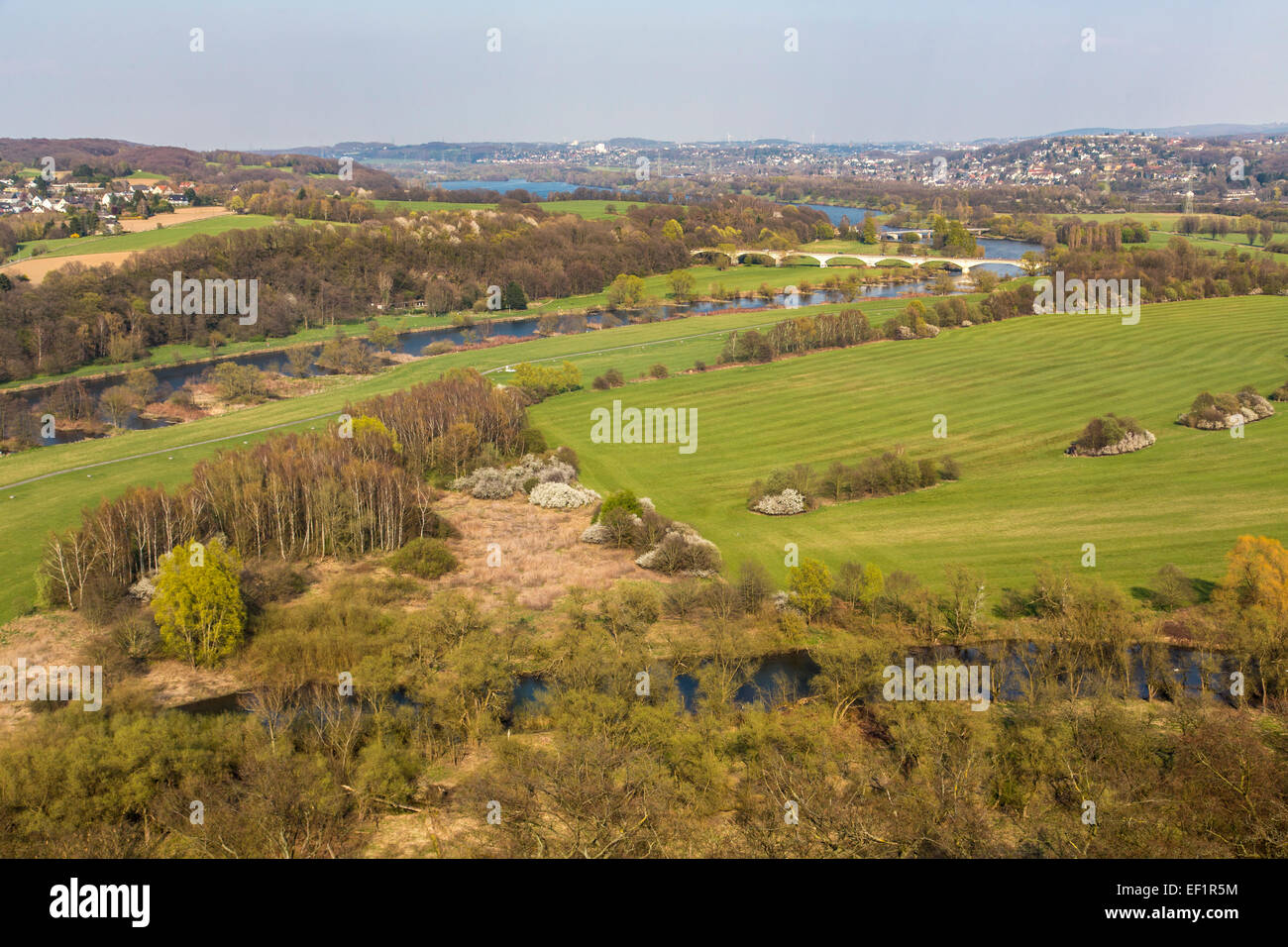 River Ruhr, Ruhr valley Bochum, Germany Stock Photo - Alamy