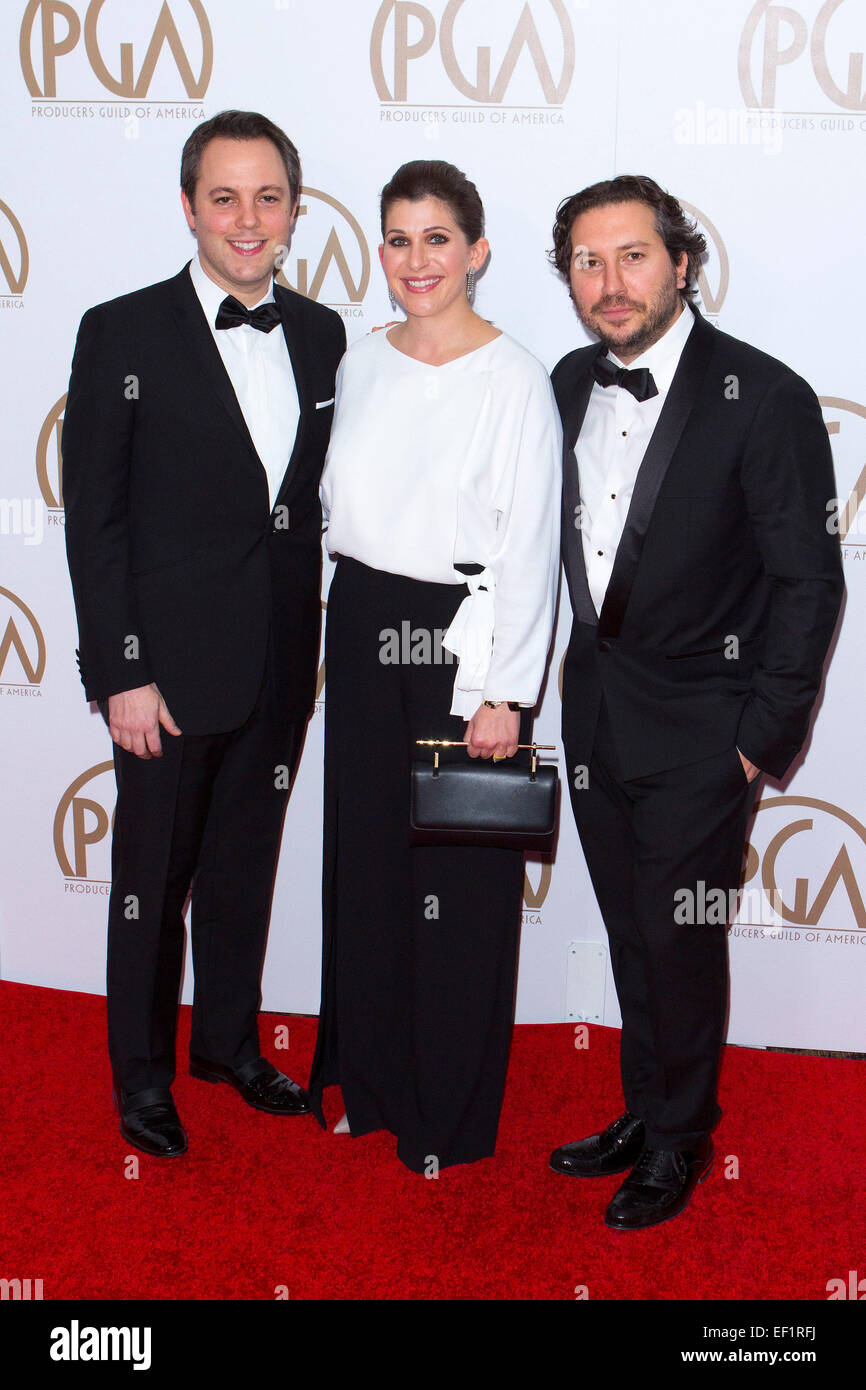 Los Angeles, California, USA. 24th Jan, 2015. Ido Ostrowsky, Nora ...