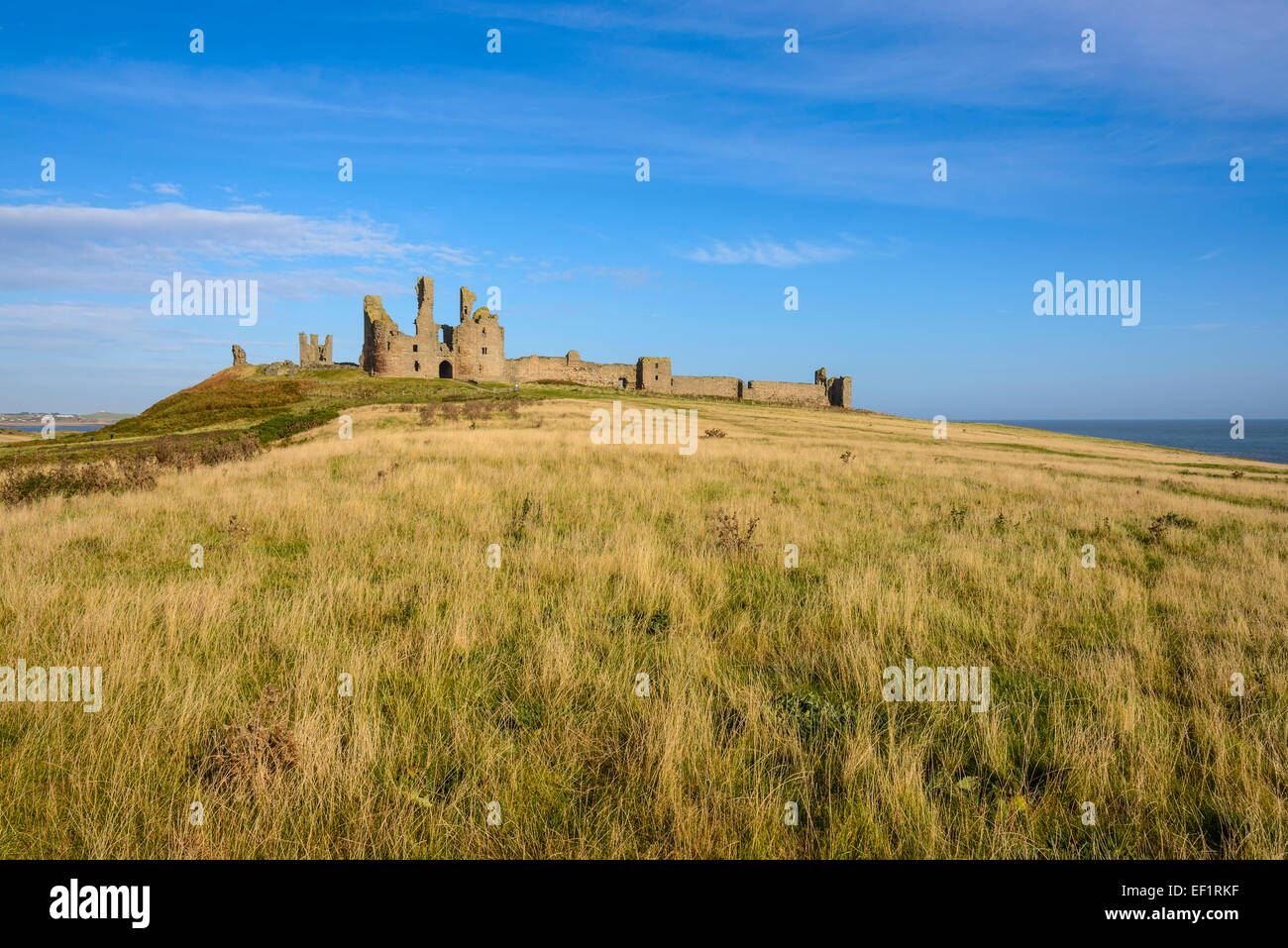 Dunstanburgh Castle, Northumberland, England Stock Photo - Alamy