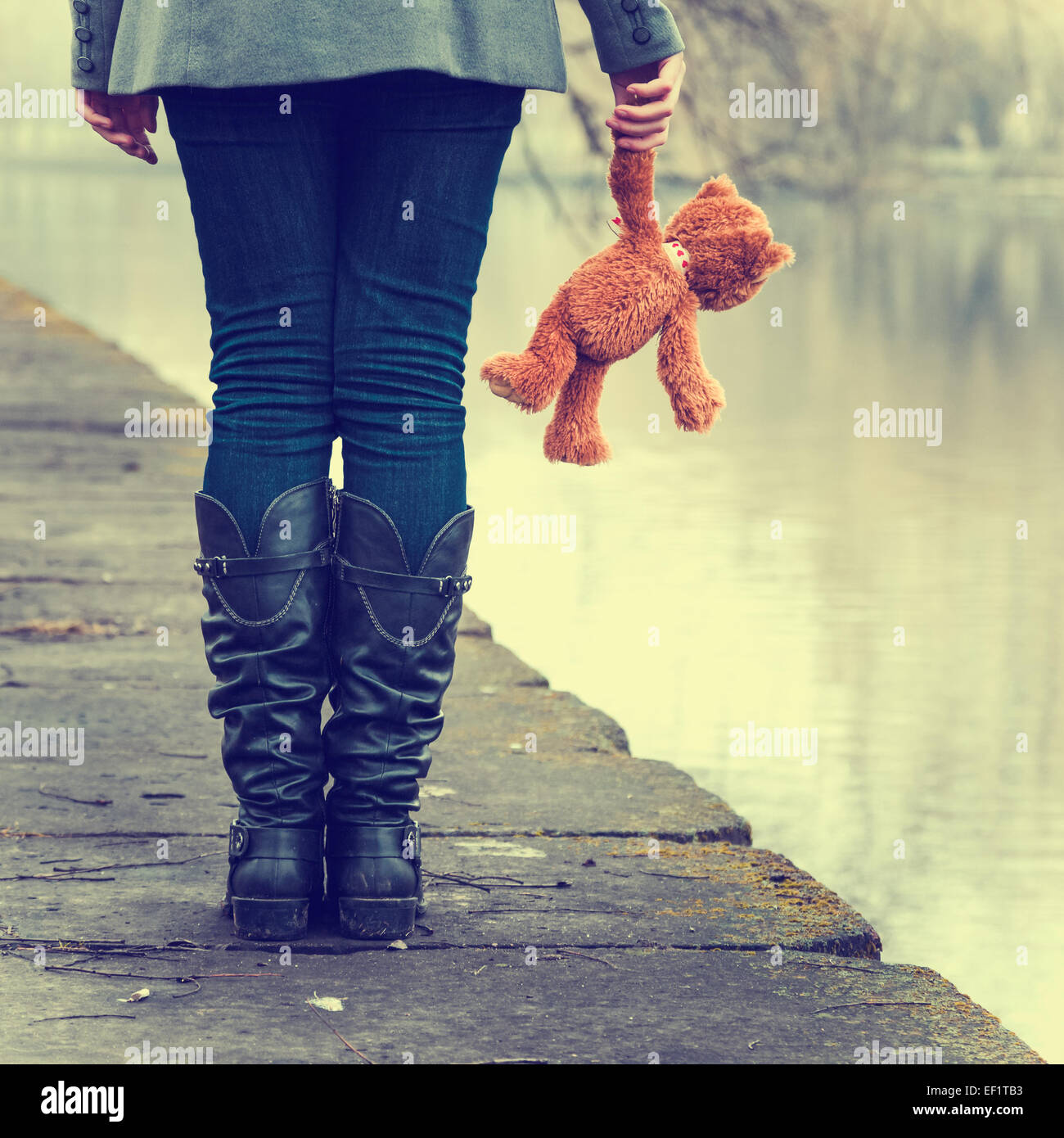 Sad teddy bear hi-res stock photography and images - Alamy