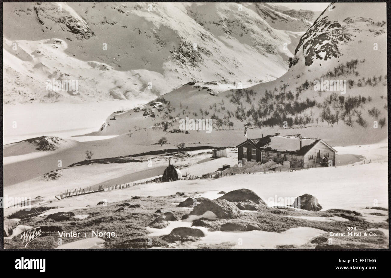 'Vinter i Norge' by Anders Beer Wilse captures winter landscapes in ...