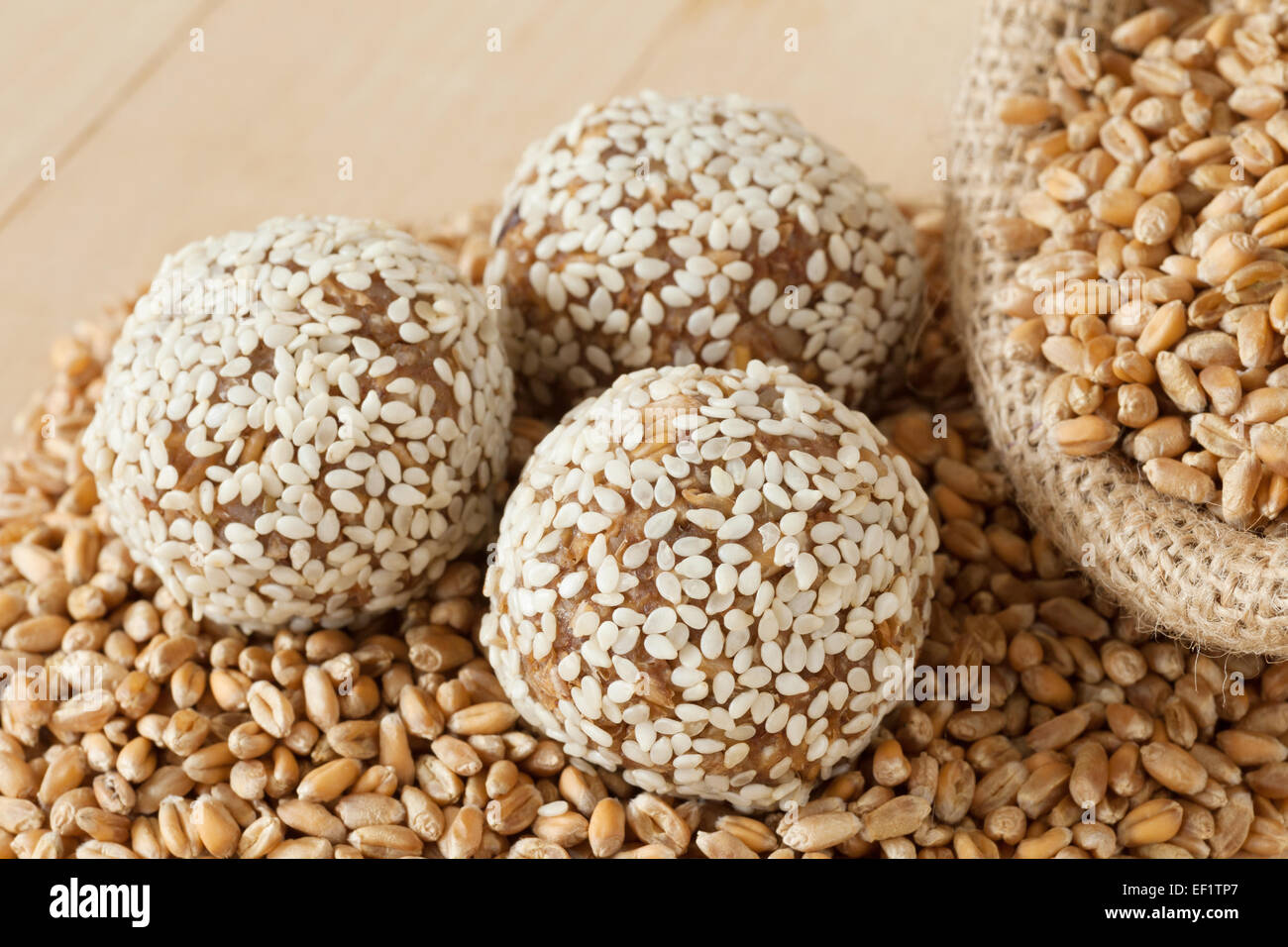 Balls in sesame hi-res stock photography and images - Alamy