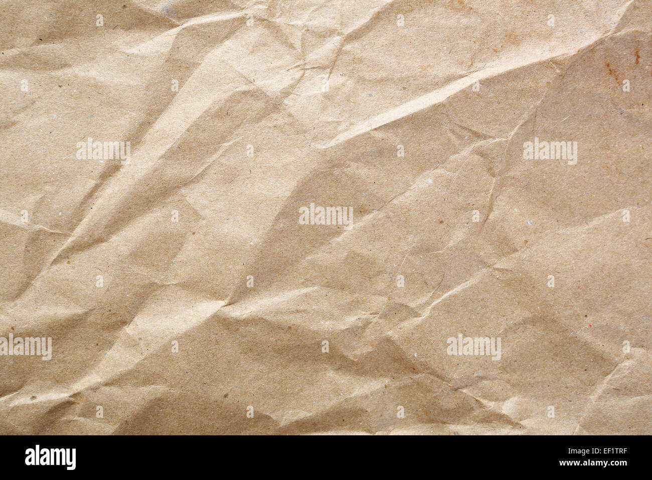 Crumpled kraft the paper, background Stock Photo - Alamy