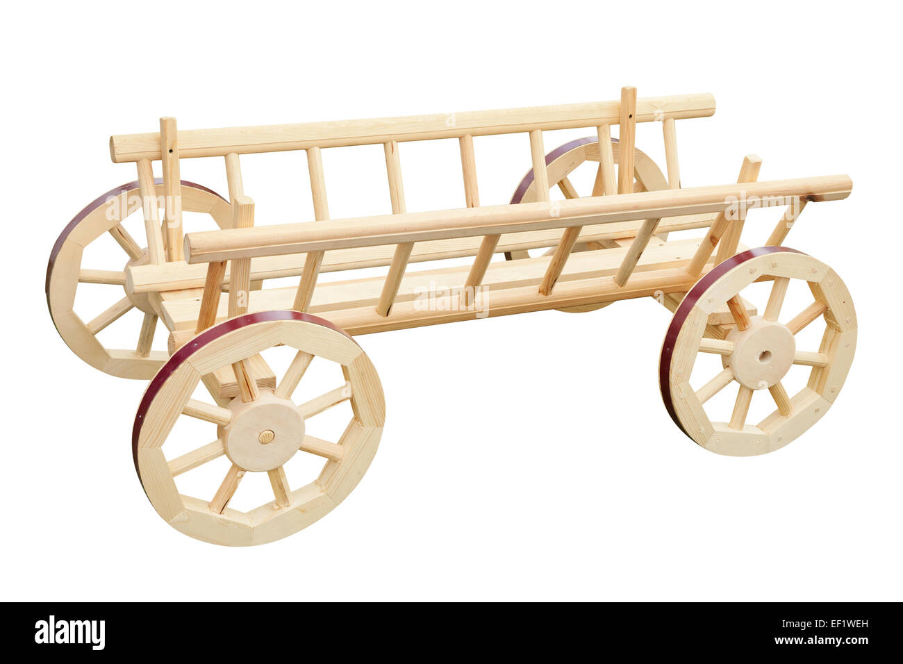 Wooden cart wheel with spokes hi-res stock photography and images - Alamy