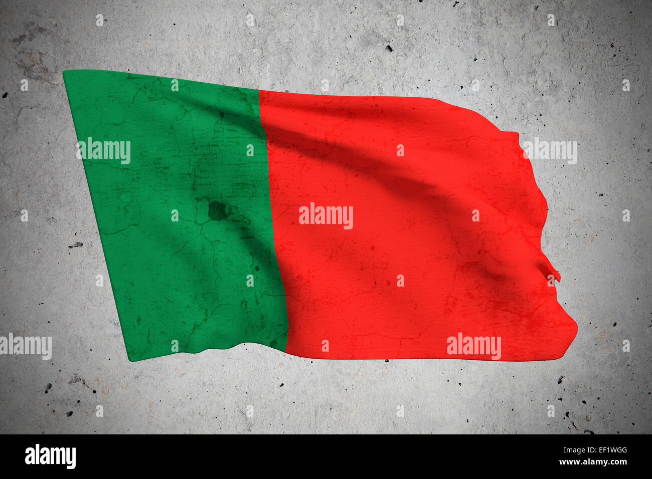 3d rendering of an old Portugal flag Stock Photo - Alamy