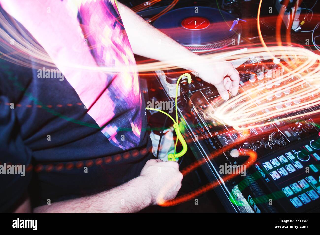 Teen boy disco dj hi-res stock photography and images - Alamy