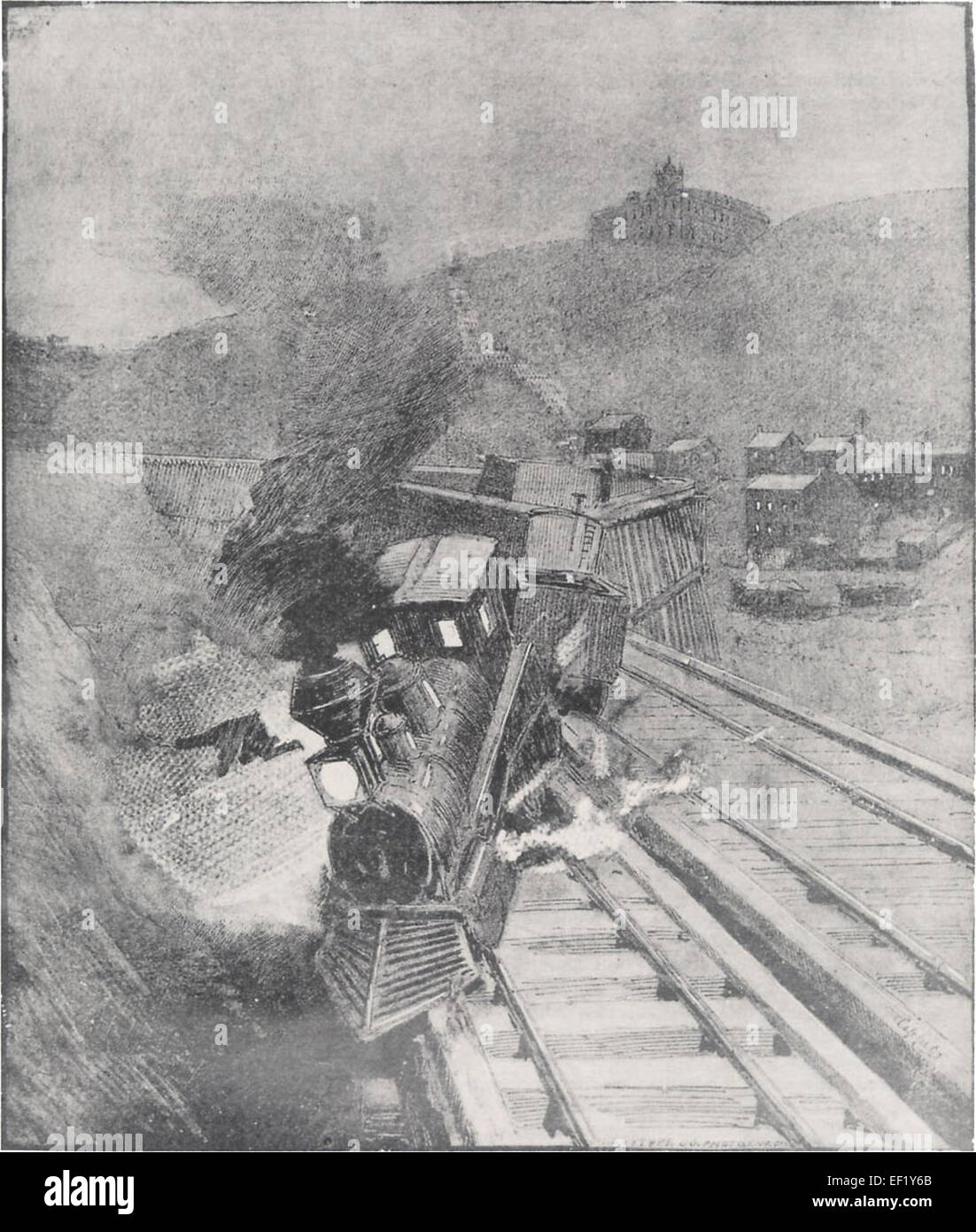 Historical crash accident train railroad crash hi-res stock photography ...