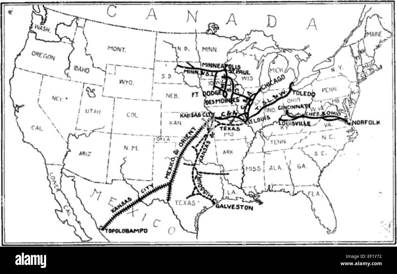 Kansas city mexico and orient railway hi-res stock photography and ...