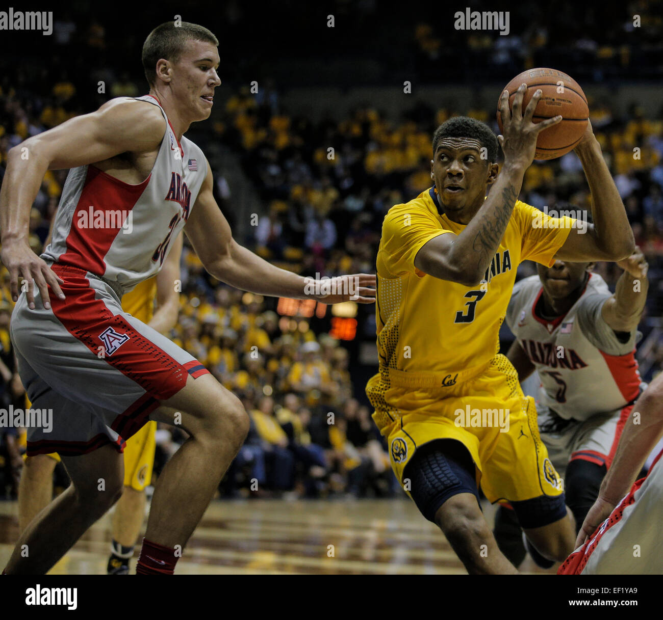 Berkeley USA CA. 24th Jan, 2015. California G # 3 Tyrone Wallace drive ...