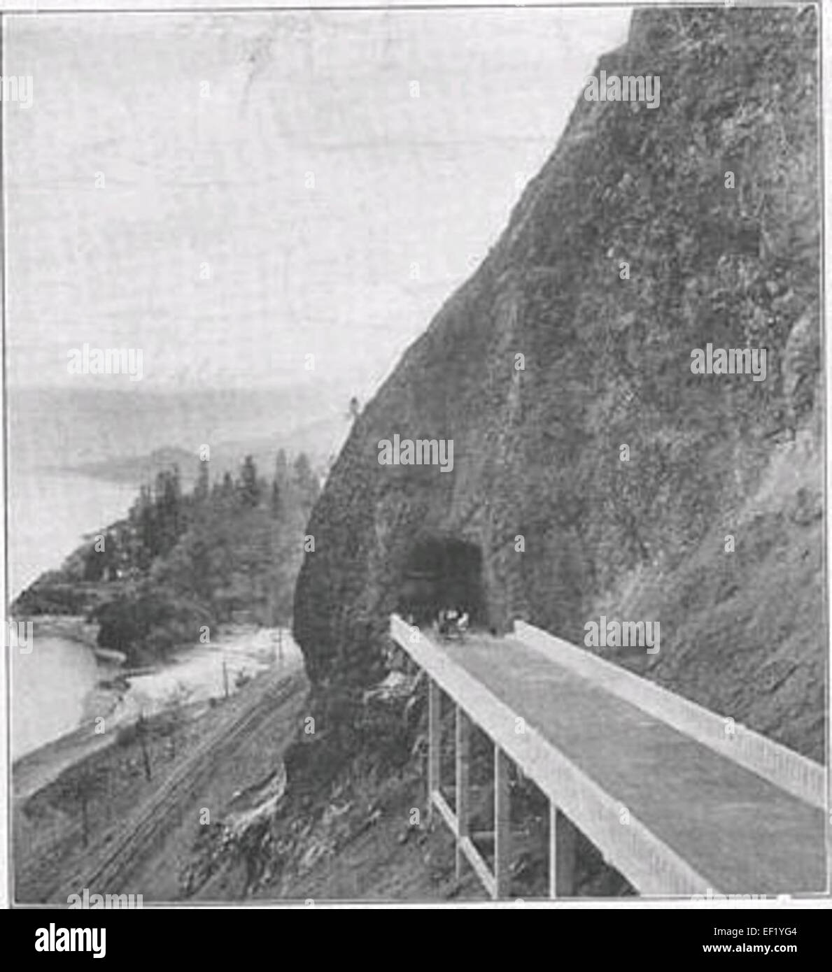 The Mitchell Point Tunnel elevated approach is an engineering feature ...