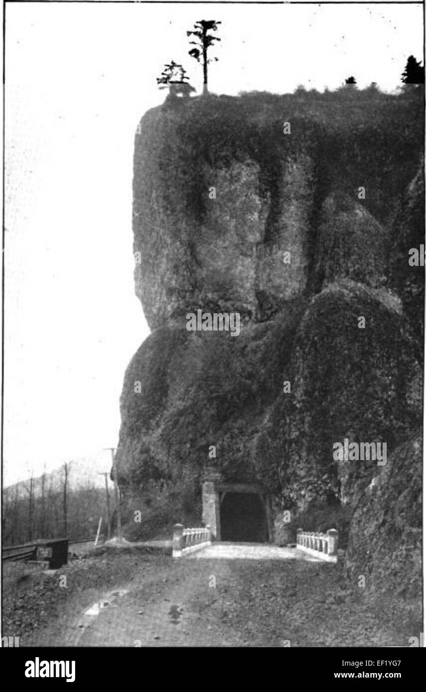 The Oneonta tunnel, featured in this sunset photograph, is a prominent ...