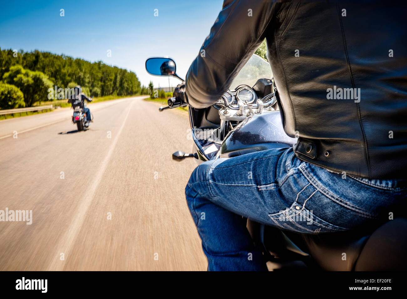 Moto bikers hi-res stock photography and images - Alamy