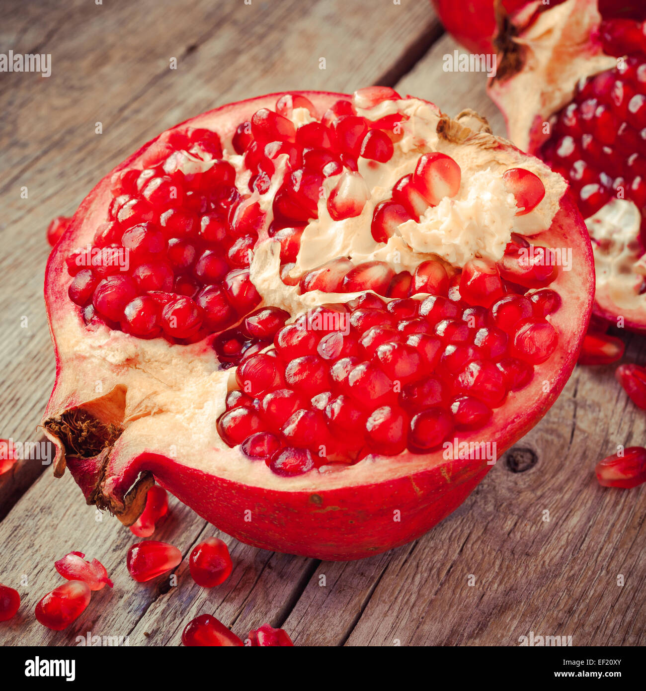 Pomegranate cross section hi-res stock photography and images - Alamy