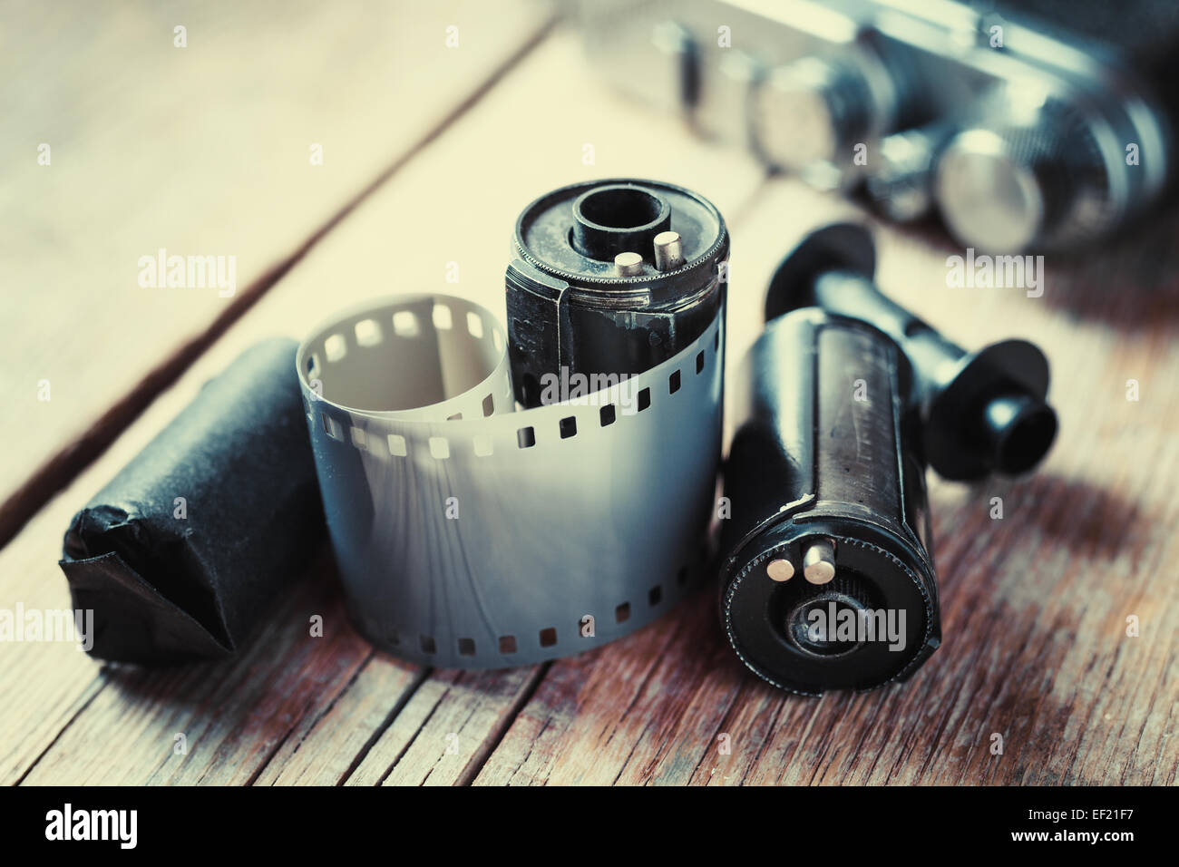 Retro photo film rolls hi-res stock photography and images - Alamy
