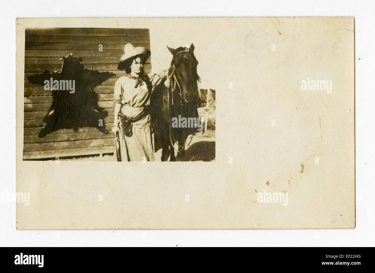 Miss Katie Sharp is featured with her horse, highlighting a moment of ...