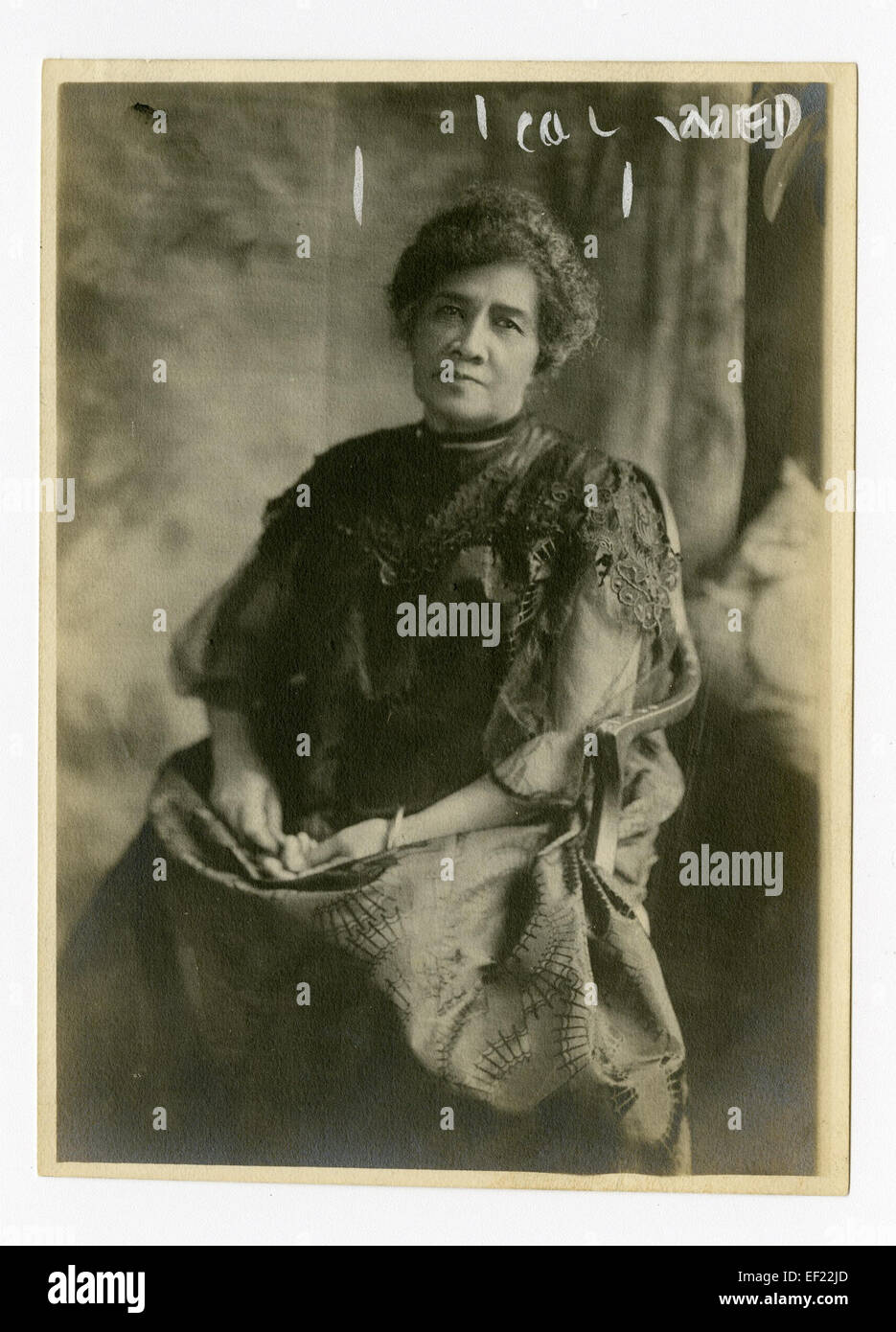 This image of Queen Liliuokalani, the last monarch of Hawaii, captures ...
