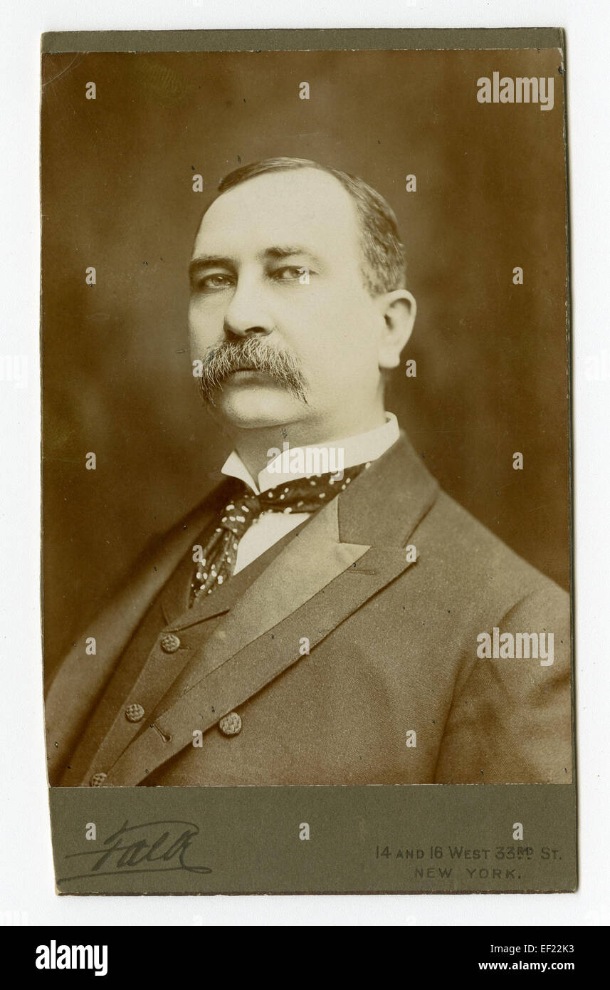 A portrait of B. F. Yoakum, the head of the St. Louis and San Francisco ...