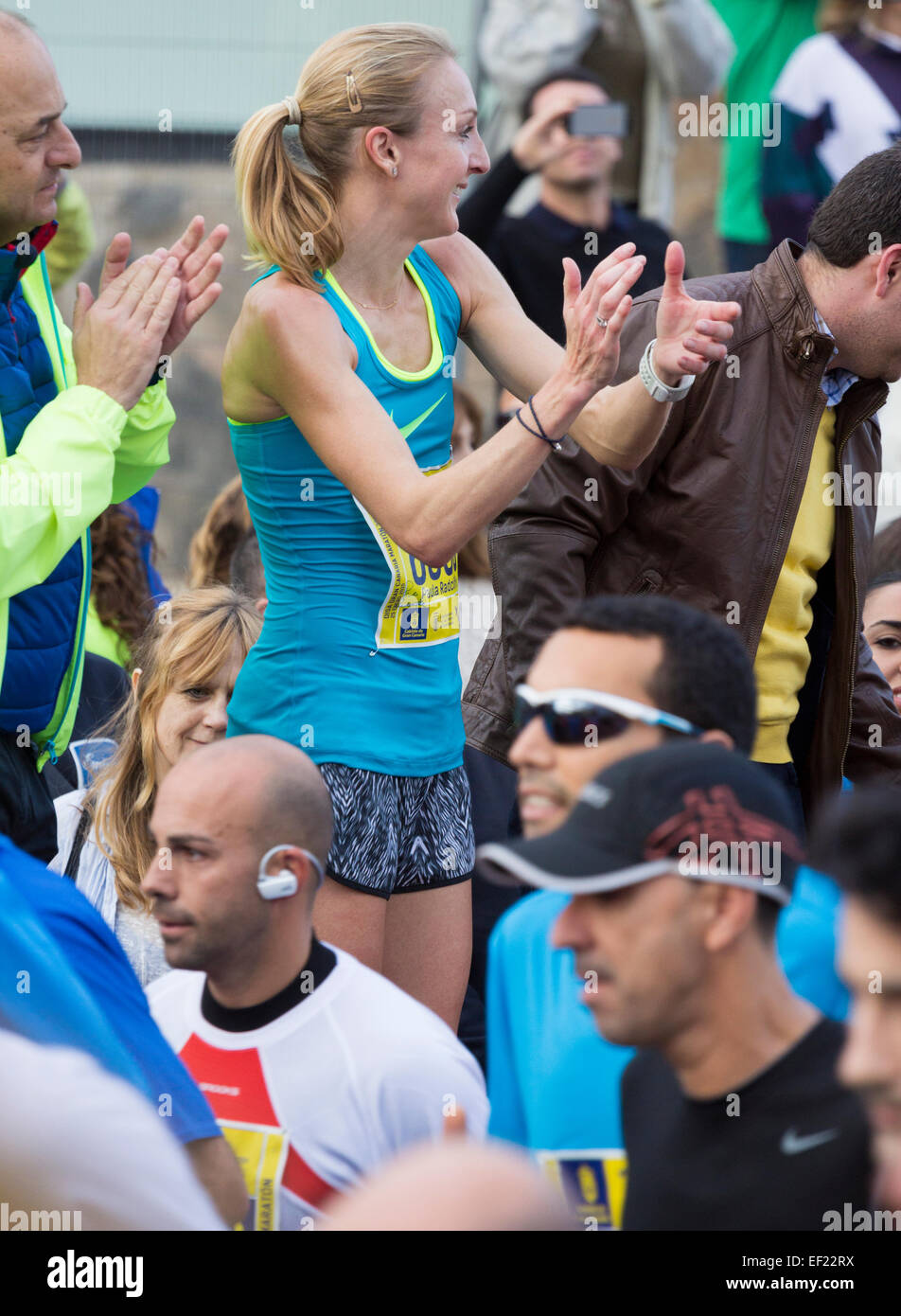 World record holder for the marathon, Paula Radcliffe, at the Gran ...