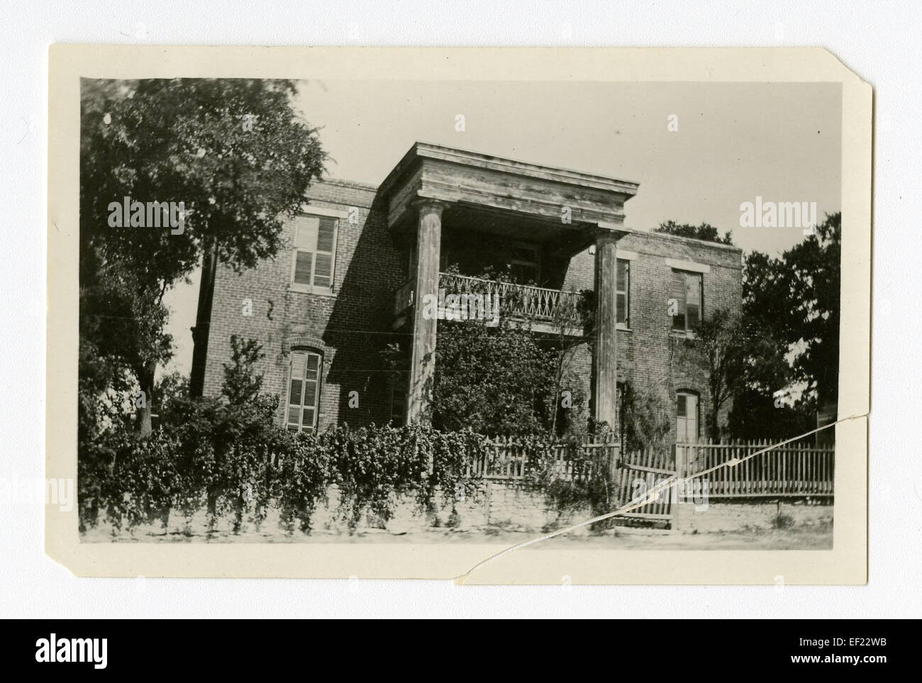 A historic haunted house on West Avenue in Austin, Texas, known for its ...