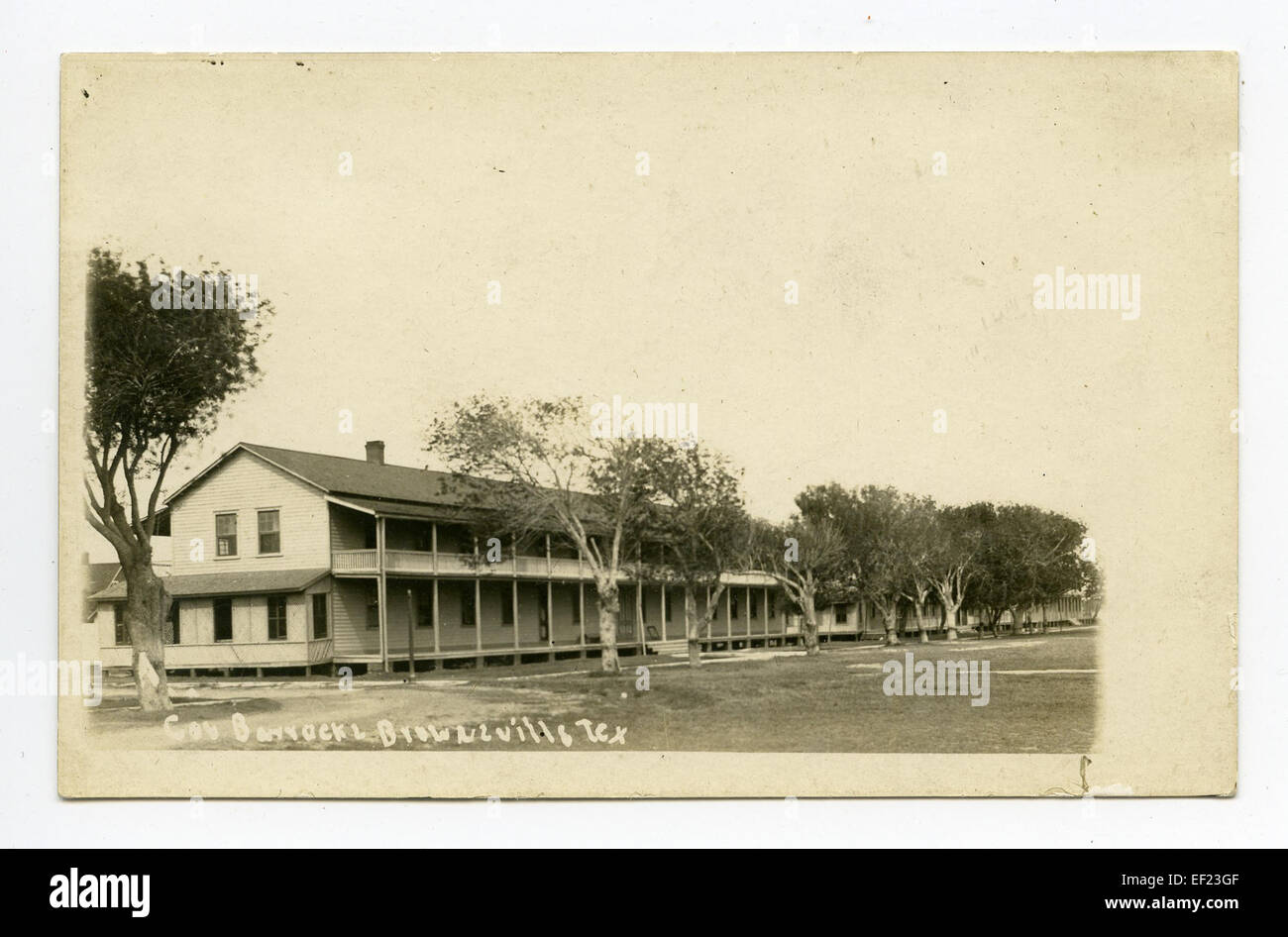 The government barracks at Fort Brown in Brownsville, Texas, played an ...