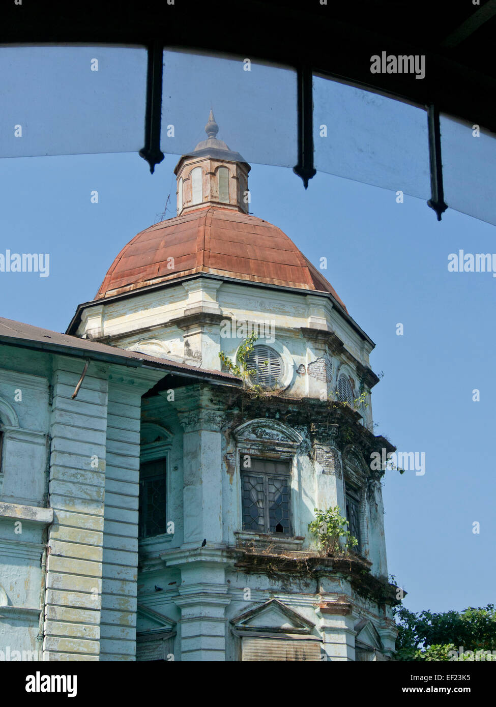 Colonial buildings in central Yangon, Myanmar Stock Photo - Alamy