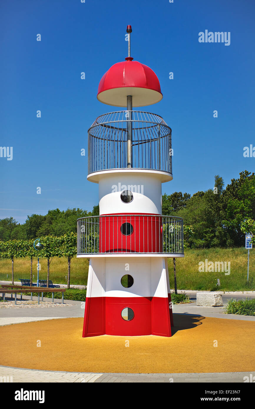 A miniature lighthouse Stock Photo - Alamy