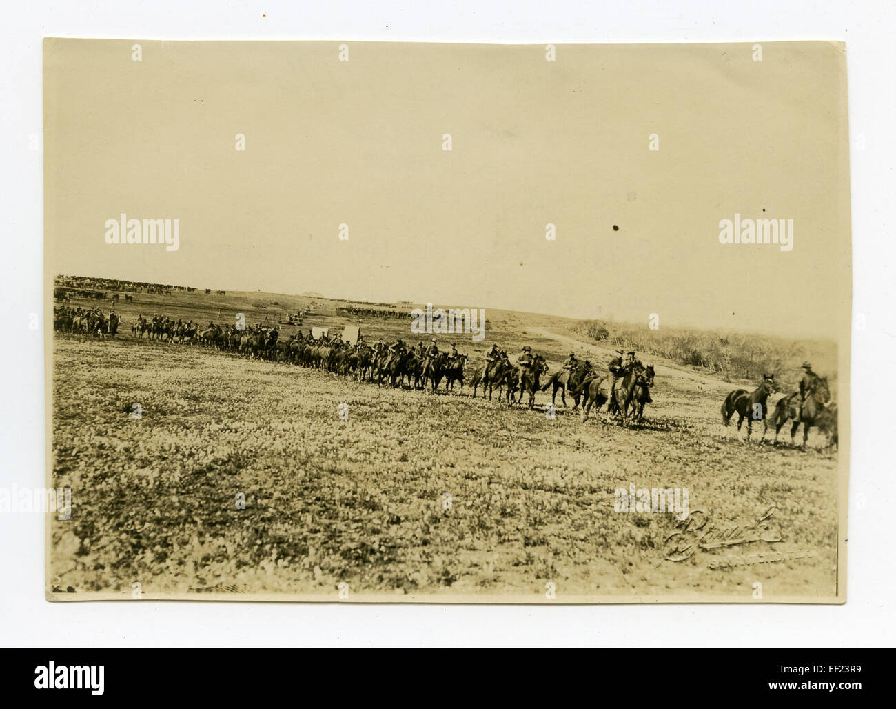 Ninth Cavalry entering the maneuver camp Stock Photo - Alamy