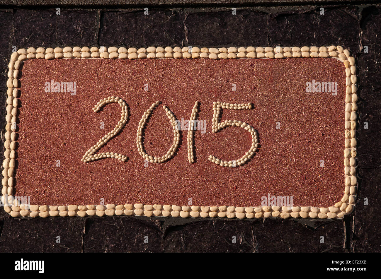 Handmade sign 2015 Stock Photo - Alamy