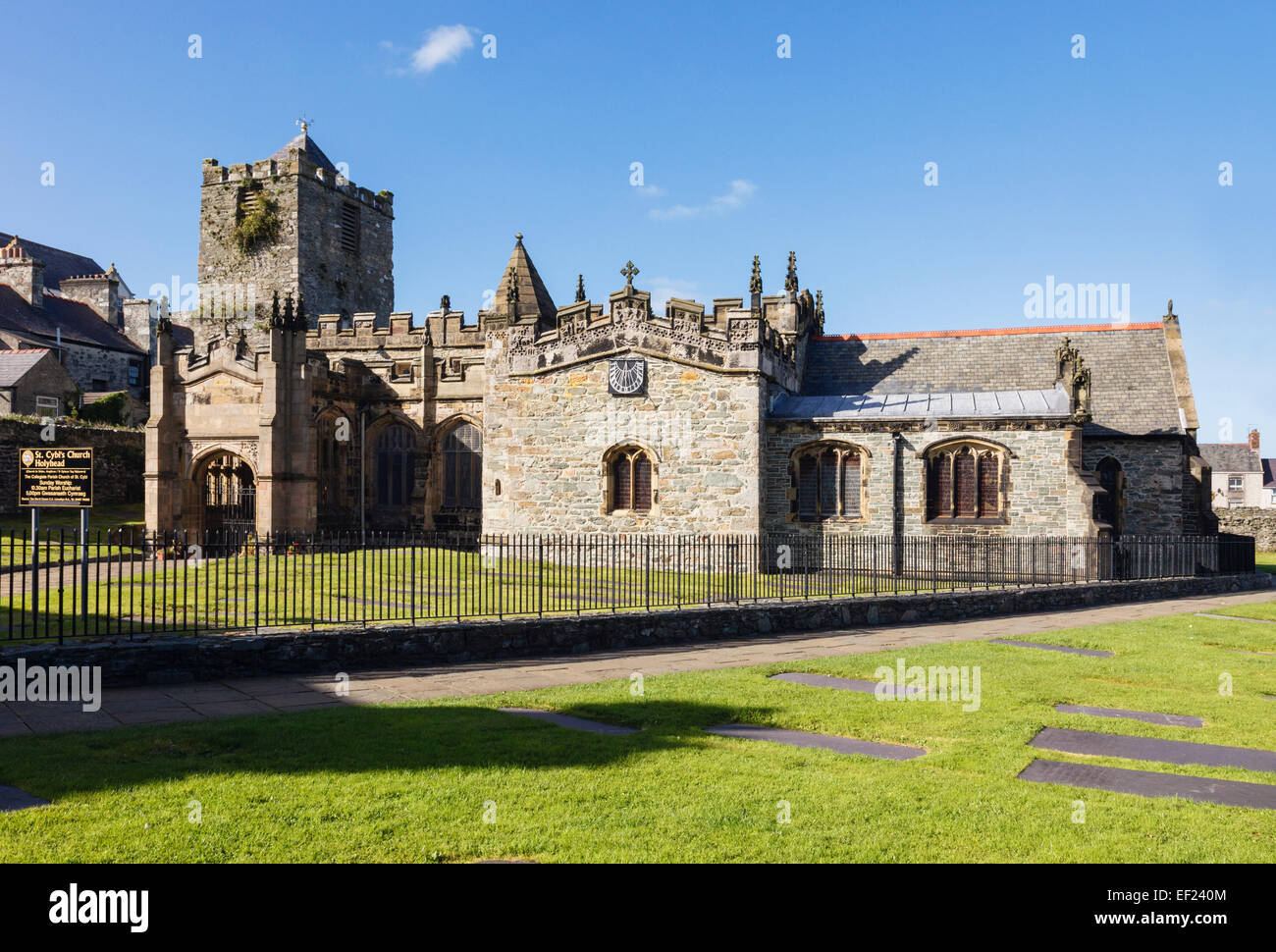 St cybi church holyhead hi-res stock photography and images - Alamy