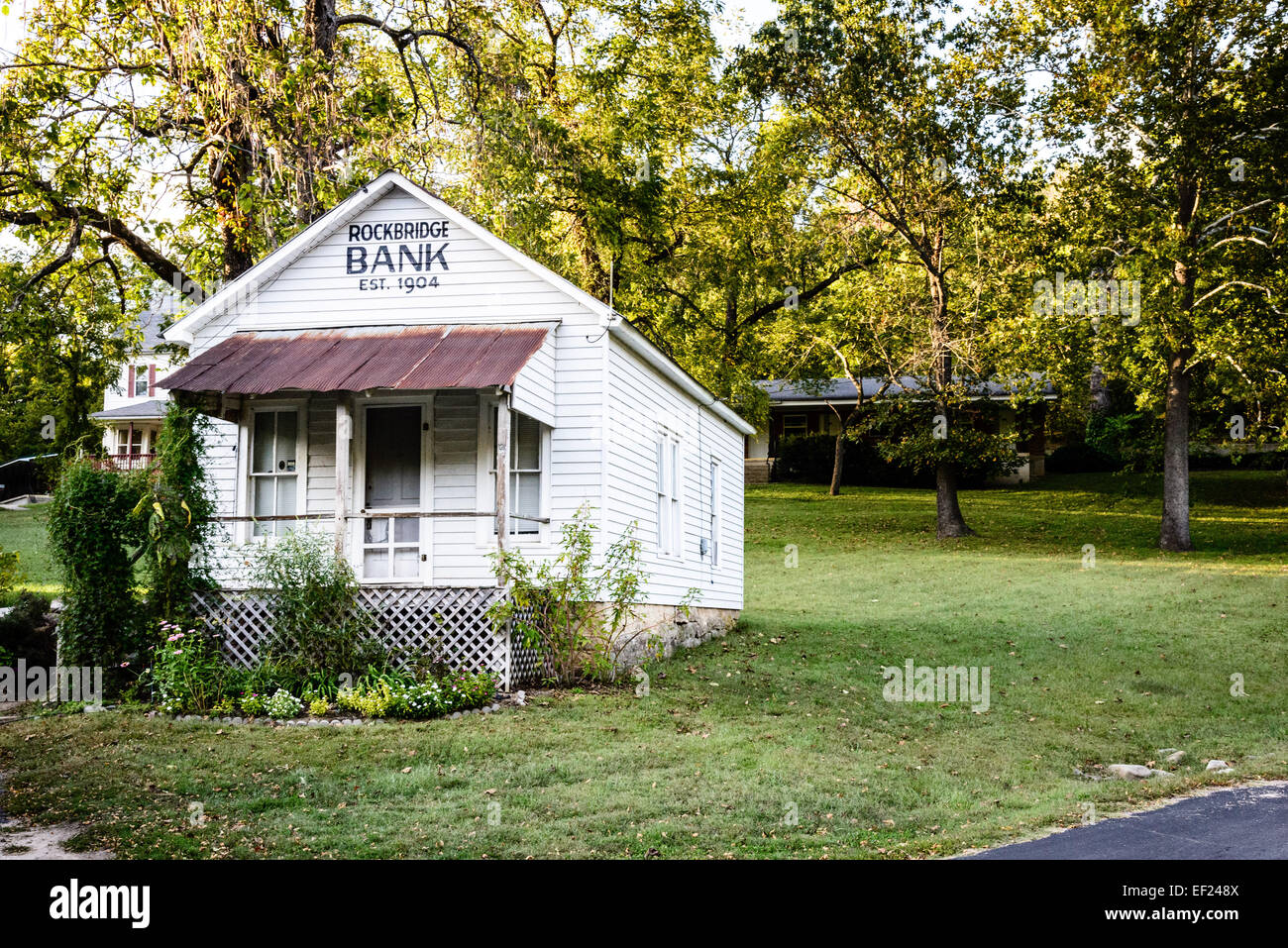 Old Bank Building, Rockbridge, Missouri Stock Photo - Alamy