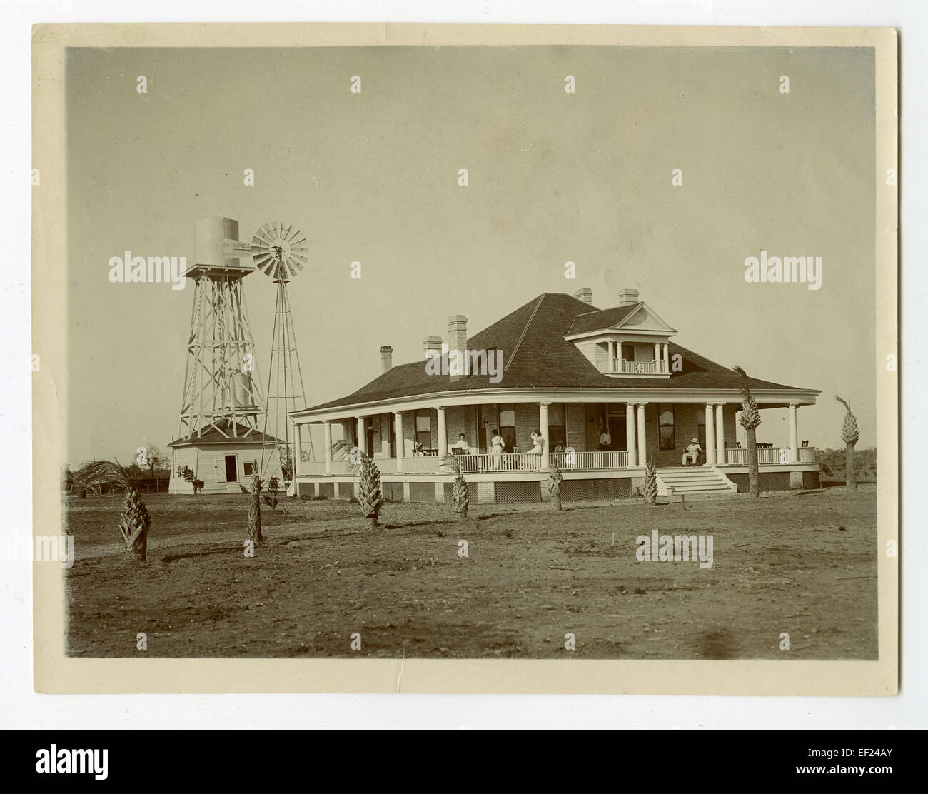 Alba Heywood's residence in San Benito, Texas, reflects the ...