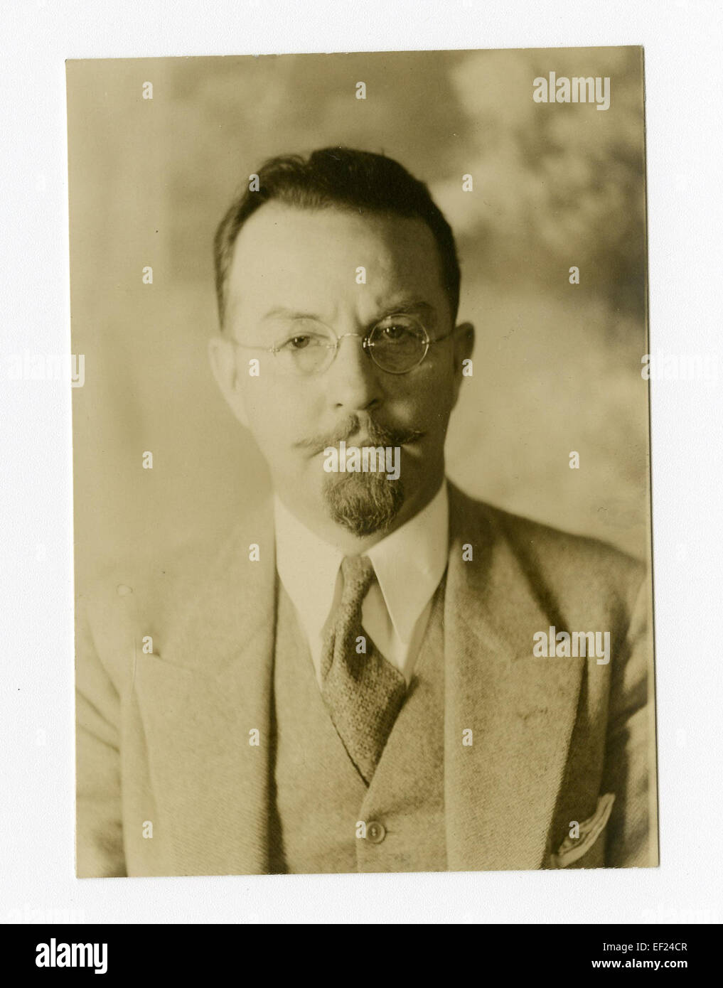 An unidentified man, his identity unknown, captured in a historical ...