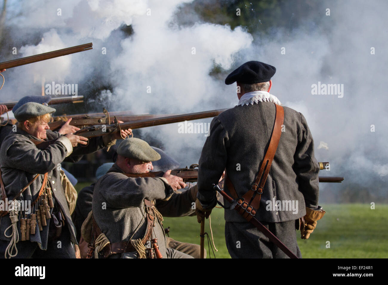 Roundhead Soldiers English Civil War High Resolution Stock Photography ...