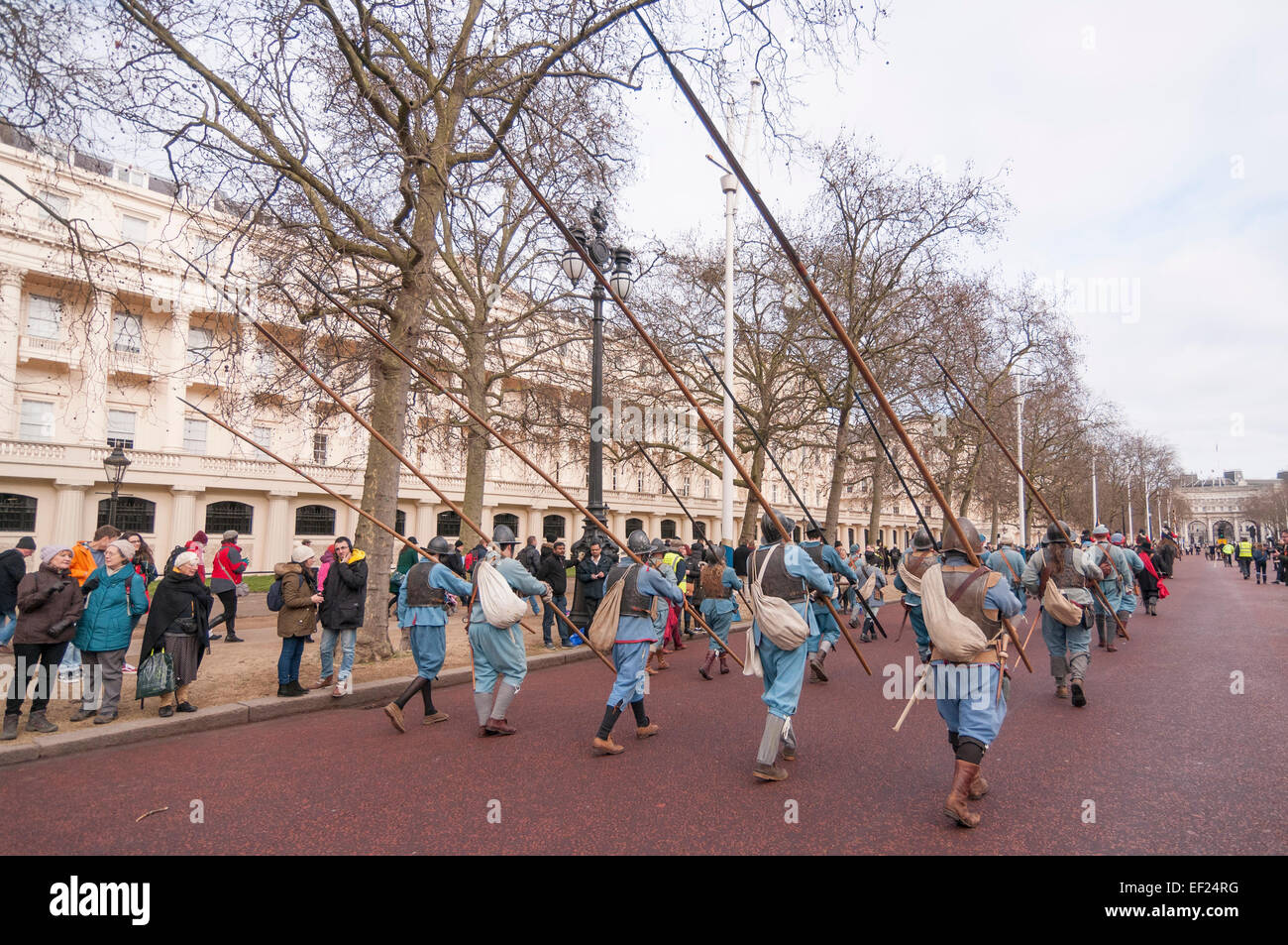 London, UK. 25th January, 2015. Members of The English Civil War ...