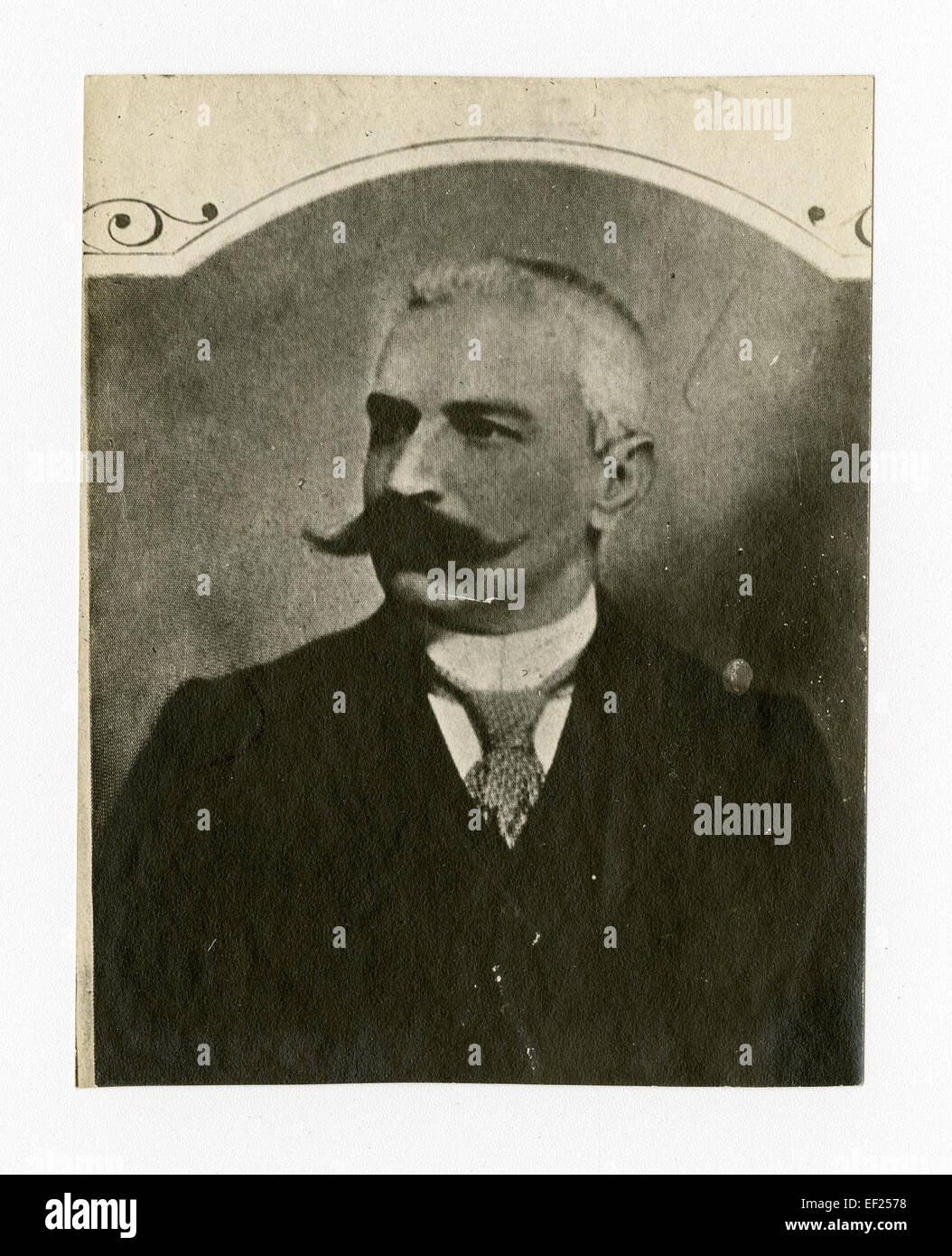 A historical portrait of Vice President Ramon Corral of Mexico ...