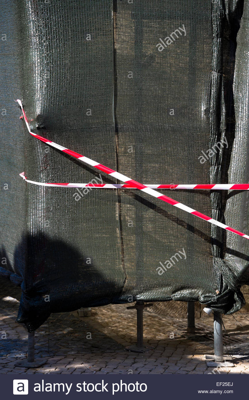 Cordoned Off Construction Site High Resolution Stock Photography and ...