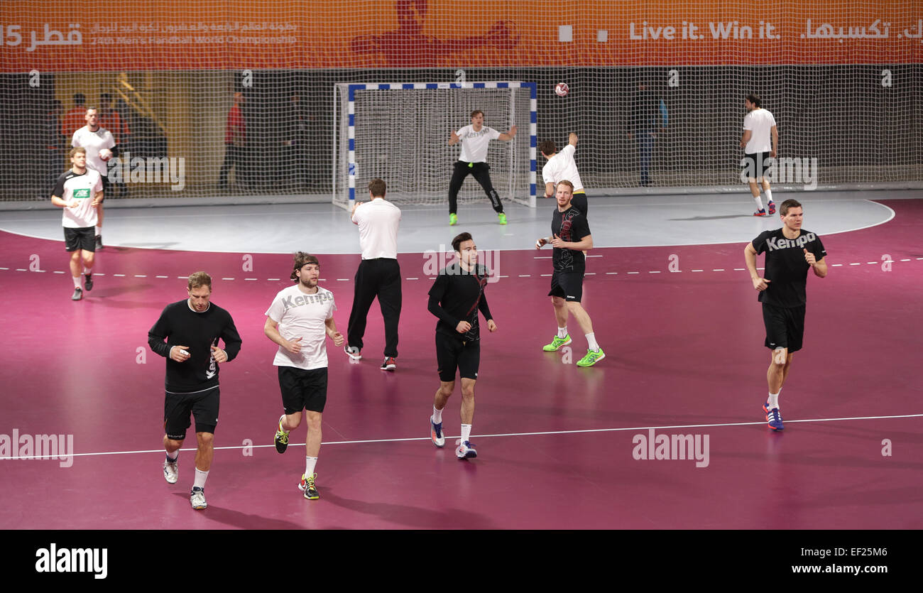 Players in action during a training session of Team Germany during the ...