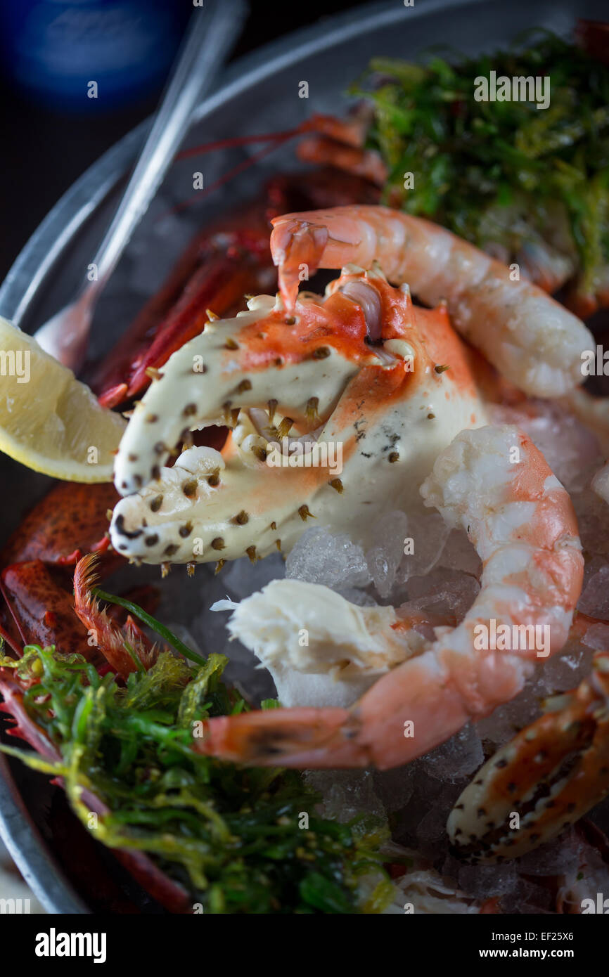 The Seafood Tower at Purdy's Farmer and the Fish in North Salem, New ...