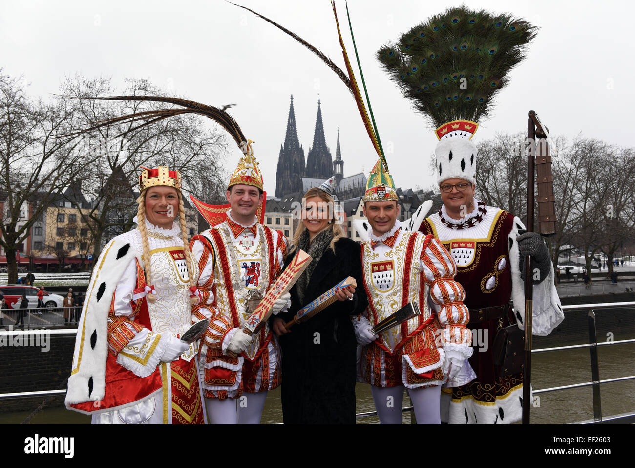 Cologne, Germany. 25th Jan, 2015. The 2015 Prince and Princess of the ...